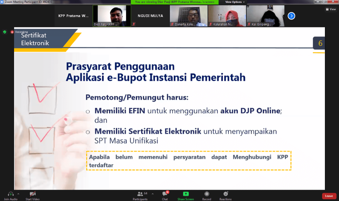 Pajak Wonosari Gencarkan Sosialisasi Penerapan e-Bupot Unifikasi ...