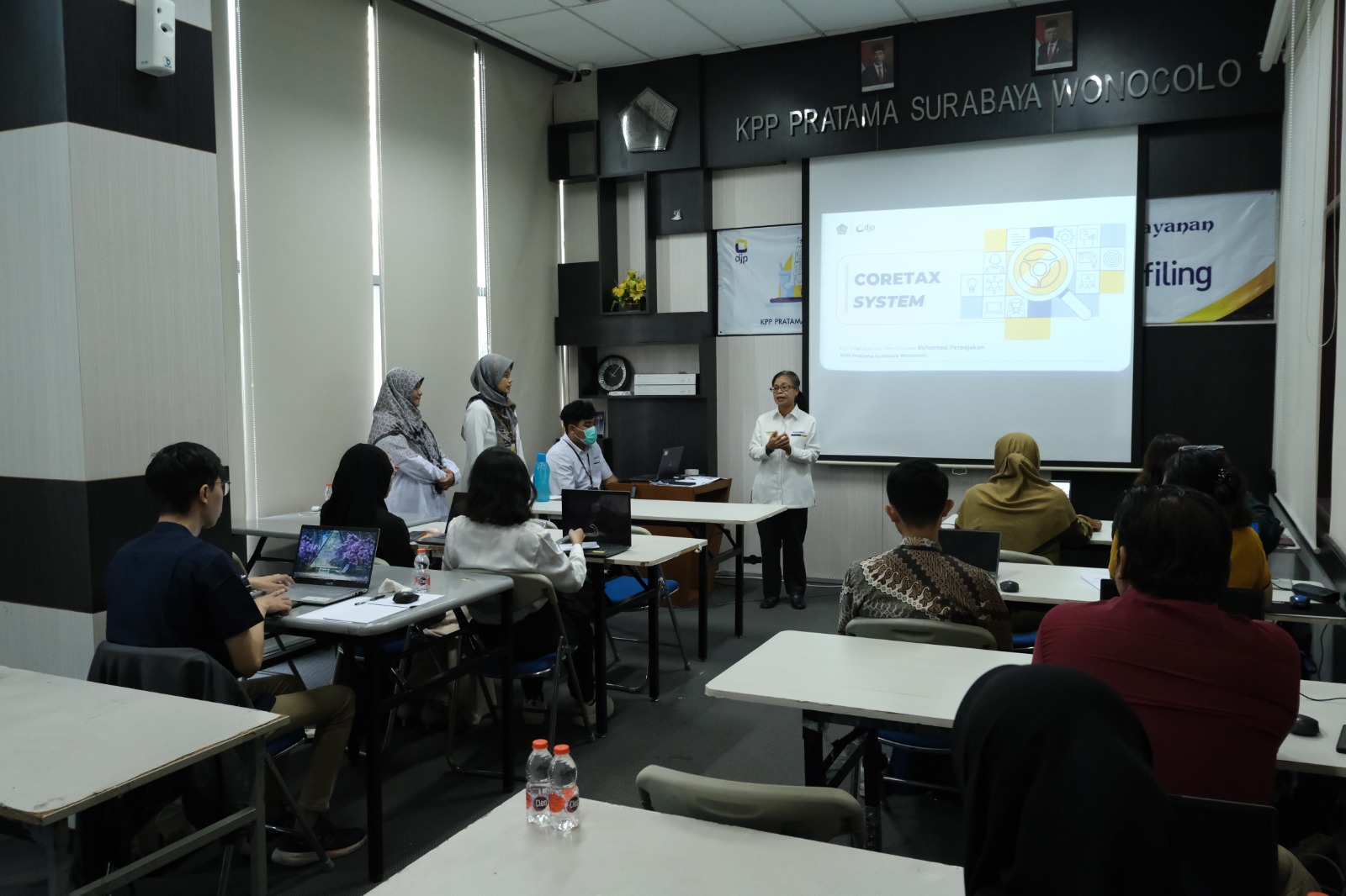 KPP Pratama Surabaya Wonocolo Kenalkan Coretax kepada Wajib Pajak ...